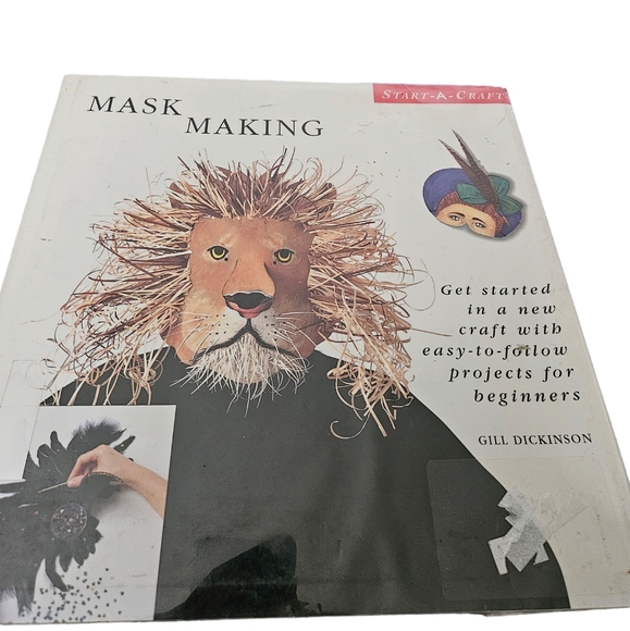 Start A Craft | Accents | Mask Making Vintage Startacraft Book By Gill ...